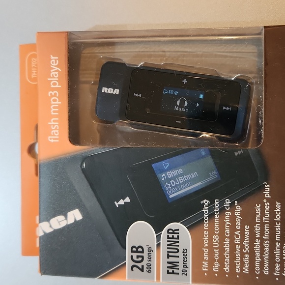 RCA | Portable Audio & Video | Rca Flash Mp3 Player With Fm Tuner ...